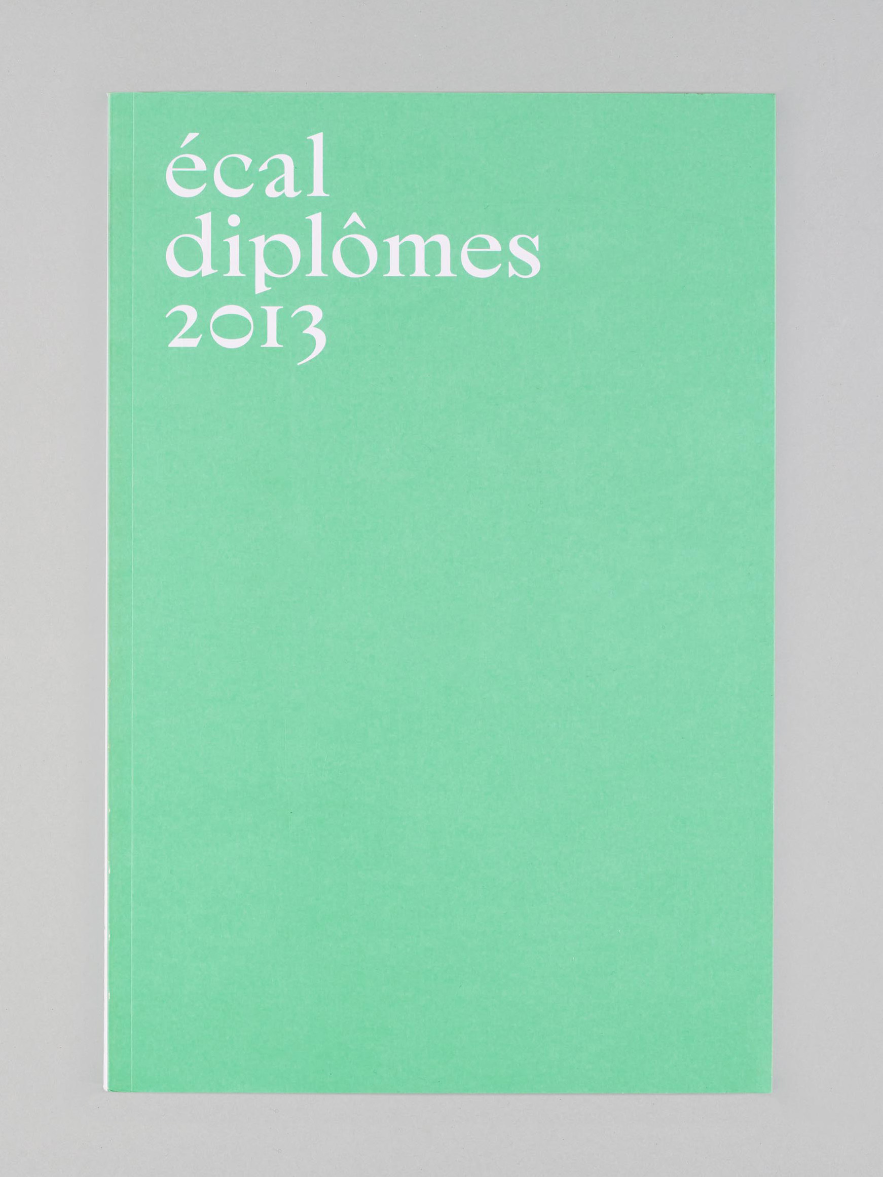 ECAL Diplômes 2013 - ECAL Shop
